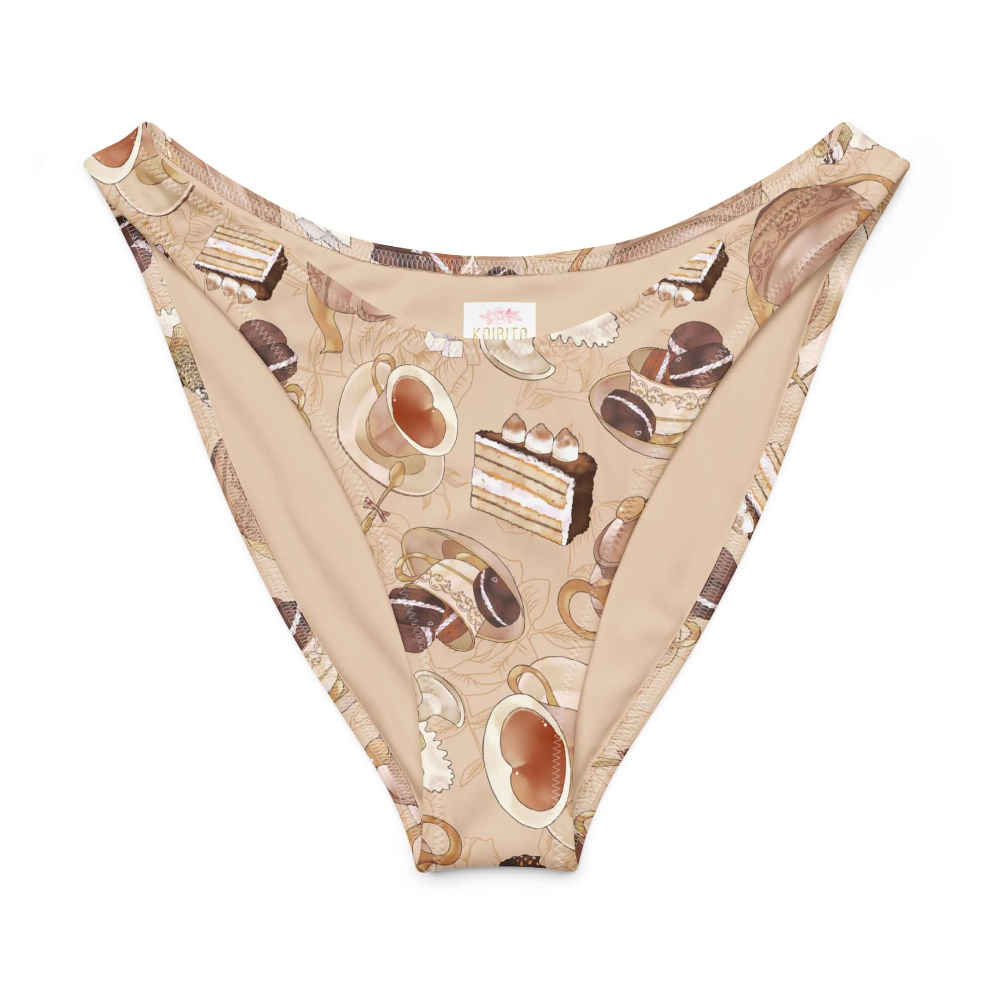 Cafe V-cut Bikini Bottom $26.95 Koibito Clothing