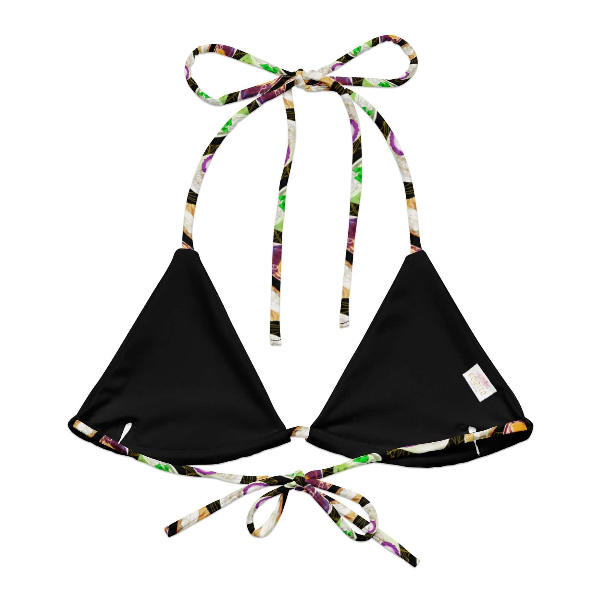 Kawaii Clothing Filipino Dessert Padded String Bikini Top - Koibito ...