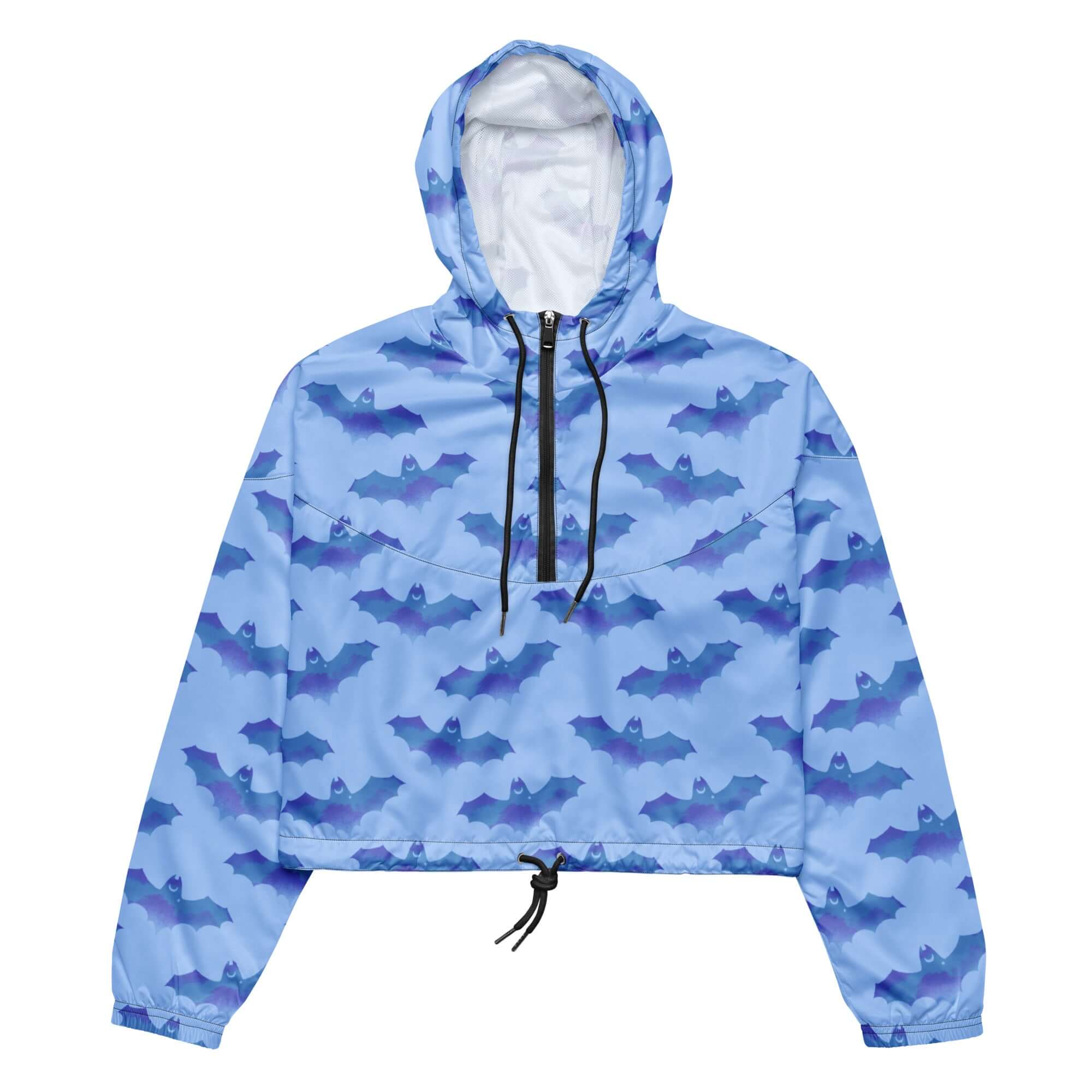 Kawaii Fashion Lilith Cropped Windbreaker - Koibito Clothing